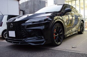 新型RX500hにコーティングとプロテクションフィルム施工