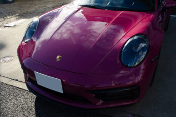 ポルシェ 992 ルビースターネオにコーティング施工